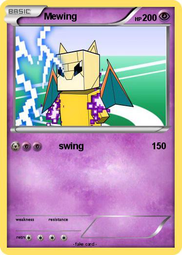 Pokémon Mewing - swing - My Pokemon Card