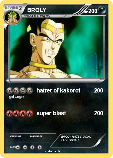 Pokémon BROLY 941 941 - hatret of kakorot - My Pokemon Card
