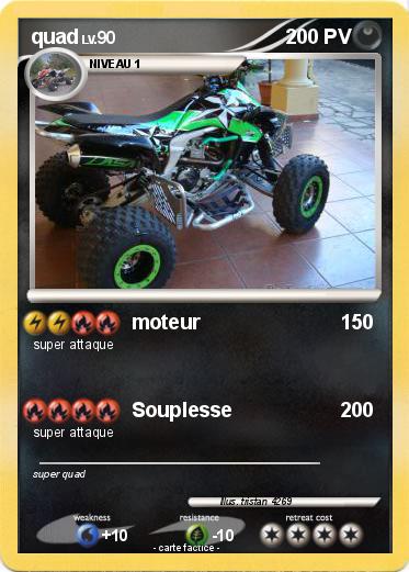 Pokémon quad 85 85 - moteur - Ma carte Pokémon