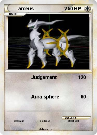 Pokémon arceus 2 34 34 - Judgement 1 - My Pokemon Card
