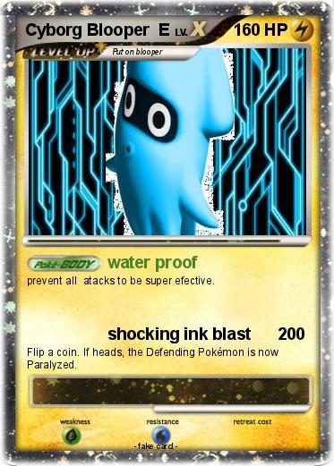 Pokémon Cyborg Blooper E - water proof - My Pokemon Card