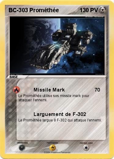 Pokémon BC 303 Promethee - Missile Mark - Ma carte Pokémon