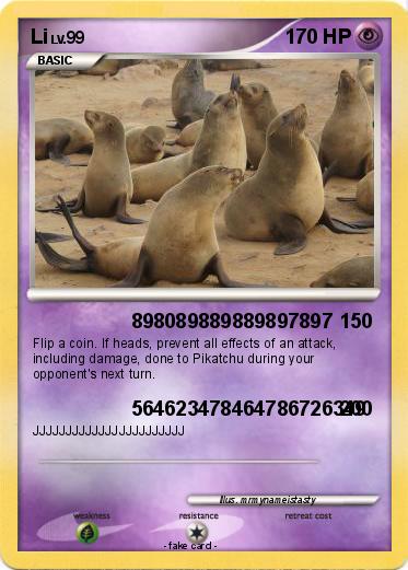 Pokémon 1 76557 76557 - 898089889889897897 - My Pokemon Card