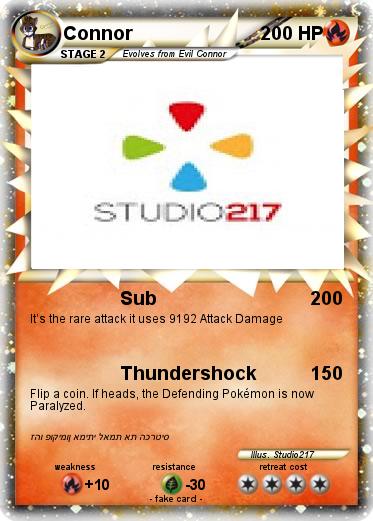 Pokémon Connor 806 806 - Sub - My Pokemon Card