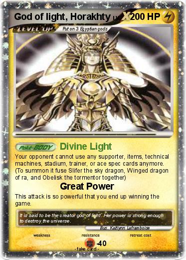 Pokémon God of light Horakhty - Divine Light - My Pokemon Card
