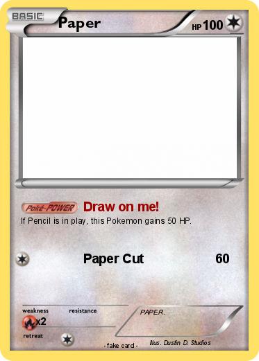 Pokémon Paper 826 826 - Draw on me! - My Pokemon Card