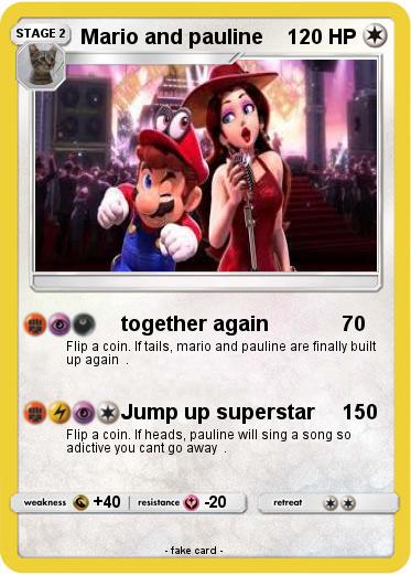 Pokémon Mario and pauline - together again - My Pokemon Card