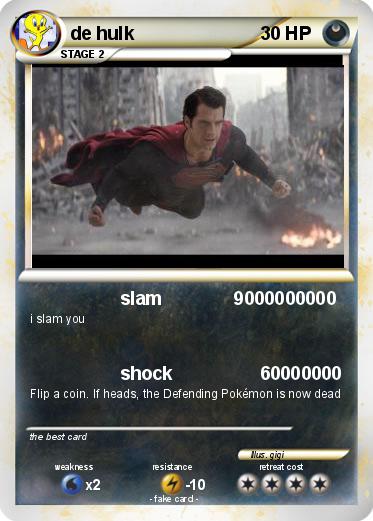 Pokémon de hulk 2 2 - slam 9000000000 - My Pokemon Card