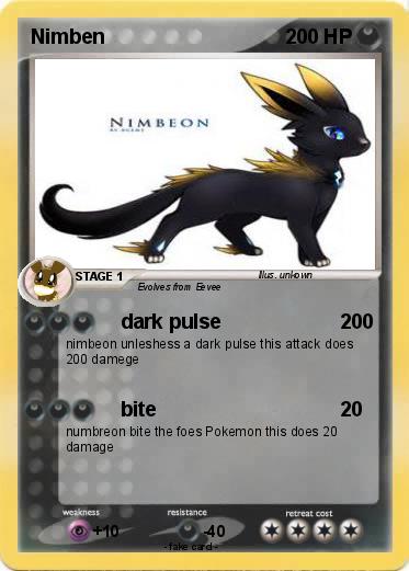 Pokémon Nimben - dark pulse - My Pokemon Card