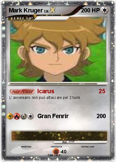 Pokémon Mark Kruger 3 3 - Icarus 25 - My Pokemon Card