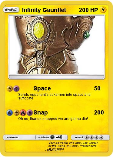 Pokémon Infinity Gauntlet 22 22 - Space - My Pokemon Card