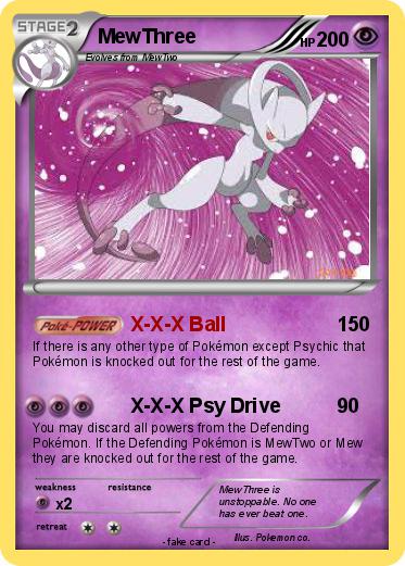 Pokémon MewThree 1021 1021 - X-X-X Ball - My Pokemon Card