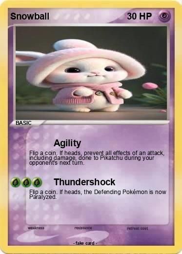 Pokémon Snowball 179 179 - Agility - My Pokemon Card