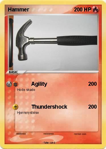 Pokémon Hammer 273 273 - Agility - My Pokemon Card