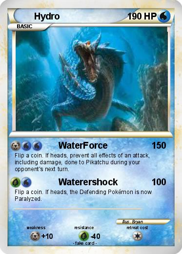 Pokémon Hydro 101 101 - WaterForce - My Pokemon Card