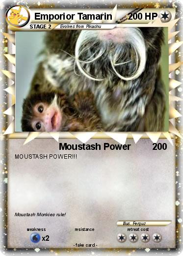 Pokémon Emporior Tamarin - Moustash Power - My Pokemon Card