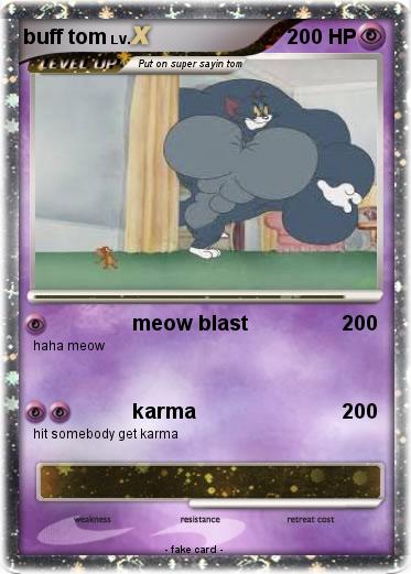 Pokémon buff tom - meow blast - My Pokemon Card