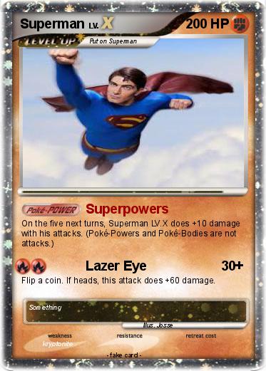 Pokémon Superman 433 433 - Superpowers - My Pokemon Card