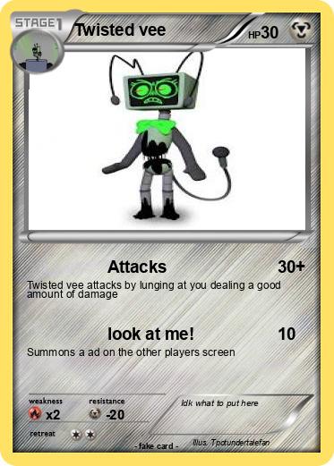 Pokémon Twisted vee - Attacks - My Pokemon Card