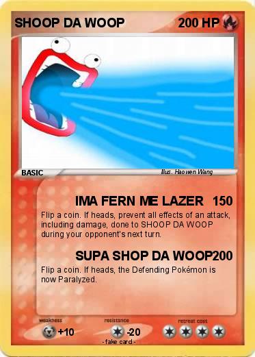 Pokémon SHOOP DA WOOP 323 323 - IMA FERN ME LAZER - My Pokemon Card
