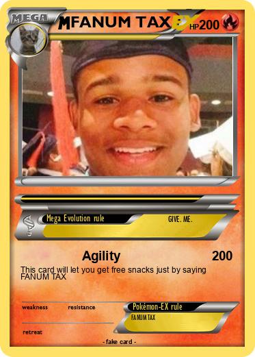 Pokémon FANUM TAX - Agility - My Pokemon Card