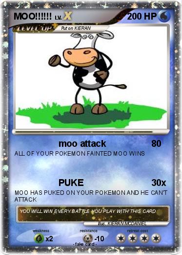 Pokémon MOO 18 18 - moo attack - My Pokemon Card