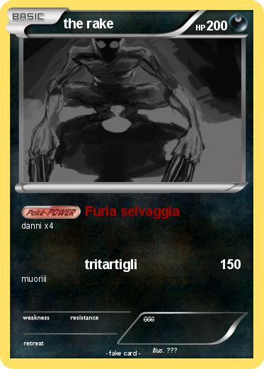 Pokémon the rake 38 38 - Furia selvaggia - My Pokemon Card