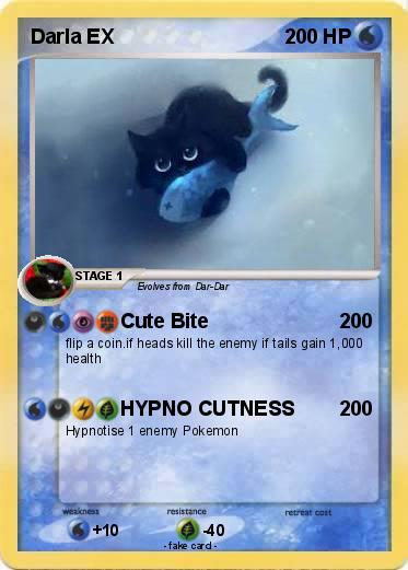 Pokémon Darla EX - Cute Bite - My Pokemon Card