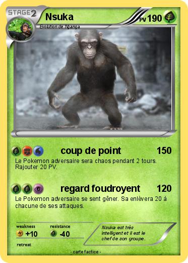 Pokémon Nsuka - coup de point - Ma carte Pokémon