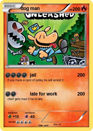 Pokémon dog man 107 107 - jail - My Pokemon Card