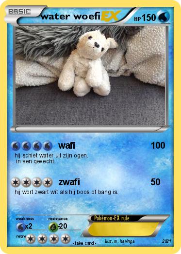 Pokémon water woefi 1 1 - wafi - My Pokemon Card