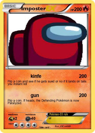 Pokémon Imposter 306 306 - kinfe - My Pokemon Card