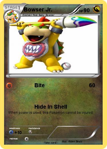 Pokémon Bowser Jr 1037 1037 - Bite - My Pokemon Card