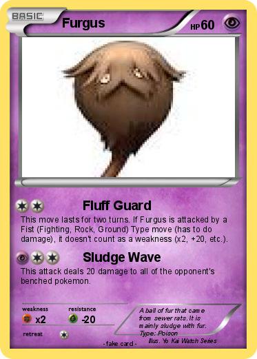Pokémon Furgus 2 2 - Fluff Guard - My Pokemon Card