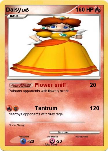 Pokémon Daisy 548 548 - Flower sniff - My Pokemon Card