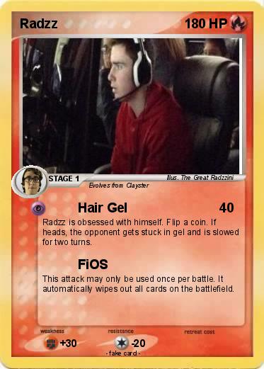 Pokémon Radzz - Hair Gel - My Pokemon Card