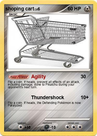 Pokémon shoping cart - Agility - My Pokemon Card