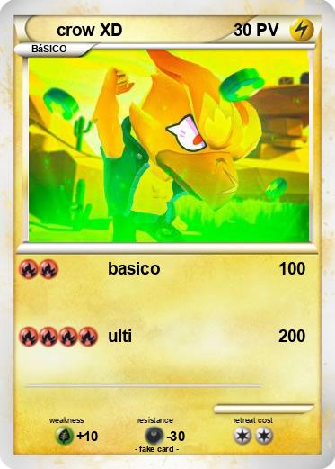 Pokémon crow XD - basico - Mi carta pokémon
