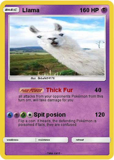 Pokémon Llama 231 231 - Thick Fur - My Pokemon Card