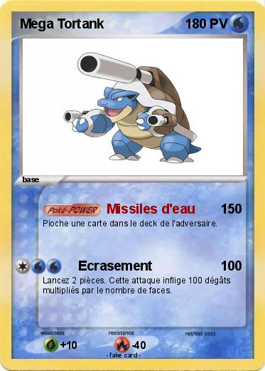 Pokémon Mega Tortank 15 15 - Missiles d'eau - Ma carte Pokémon