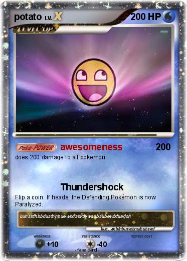 Pokémon potato 423 423 - awesomeness - My Pokemon Card