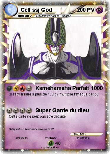 Pokémon Cell ssj God - Kamehameha Parfait 1000 - Ma carte Pokémon