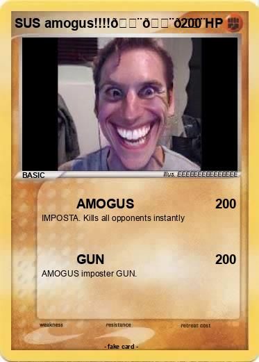 Pokémon SUS 439 439 - AMOGUS - My Pokemon Card