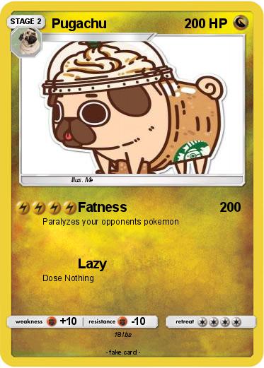 Pokémon Pugachu 53 53 - Fatness - My Pokemon Card