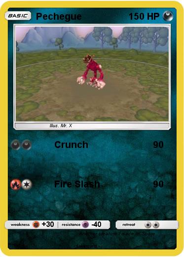 Pokémon Pechegue - Crunch - My Pokemon Card