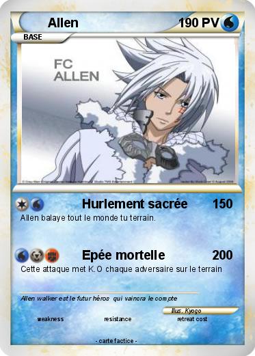 Pokémon Allen 134 134 - Hurlement sacrée - Ma carte Pokémon
