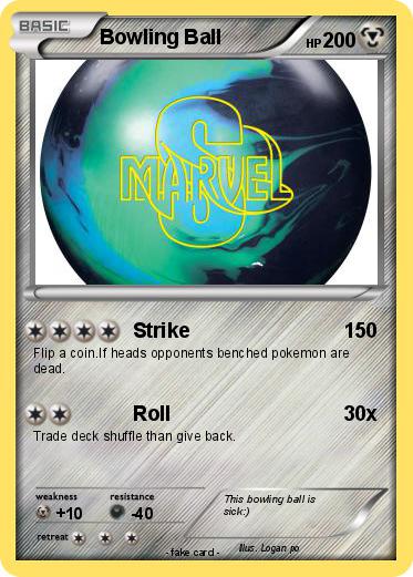 Pokémon Bowling Ball 4 4 - Strike - My Pokemon Card