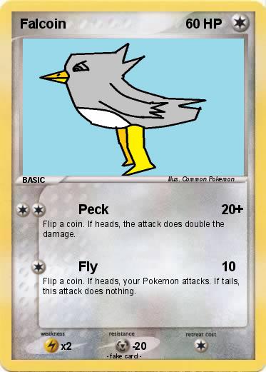 Pokémon Falcoin - Peck - My Pokemon Card