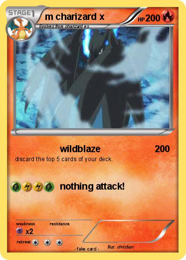 Pokémon m charizard x 58 58 - wildblaze - My Pokemon Card