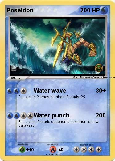 Pokémon Poseidon 810 810 - Water wave - My Pokemon Card